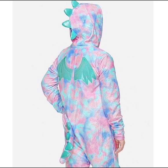 Justice | Pajamas | Girls Dragon One Piece Pajama By Justice | Poshmark